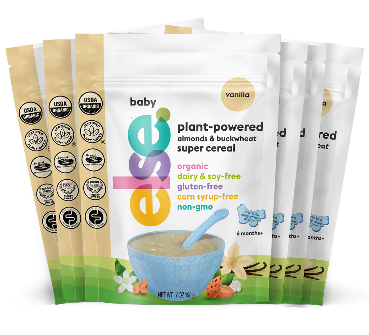 Baby Super Cereal 6+ Months - Vanilla – Else Nutrition